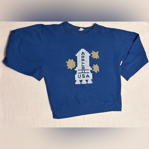 Sweaters | Vintage Large Apollo 11 Sweatshirt | Poshmark